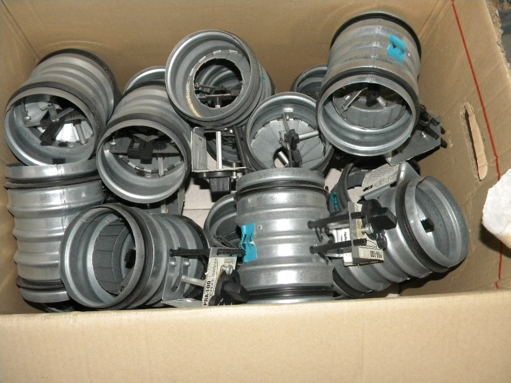 Lucht regelaar buis HALTON PRA-100, 17 stuks (Kavel nr: 423311 ...