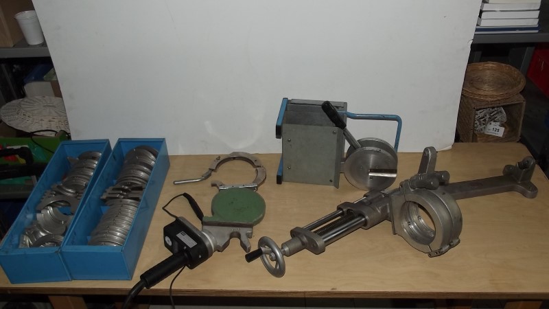WIDOS miniplast 2 Spiegellasmachine in kist met accessoires (Kavel nr ...
