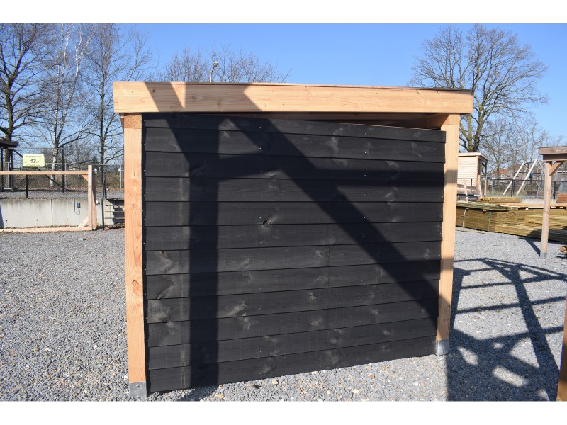 Tuin berging Lessenaarsdak robuust 250x250x247/227cm bxdxh (Kavel nr ...