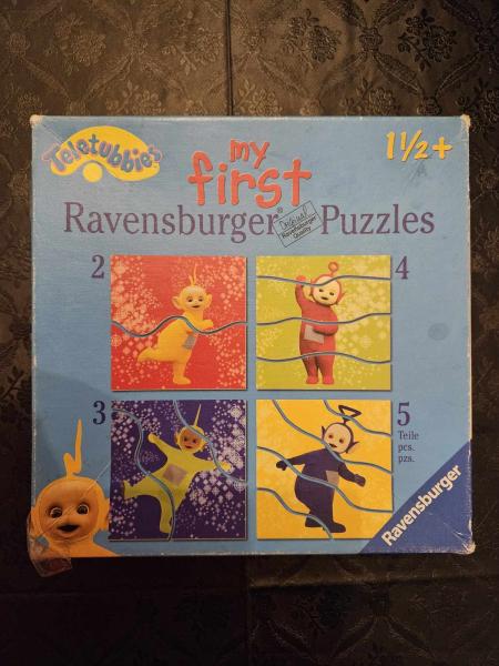 1 x Teletubbies my first Ravensburgers puzzel. (Kavel nr: 1116310 ...